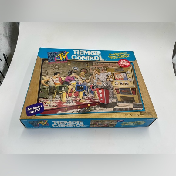 Games | 1989 Vintage Mtv Remote Control Trivia Board Game Pressman 10 ...